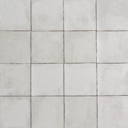 Mat witte handvorm tegels cotton white 13x13 | Megadump